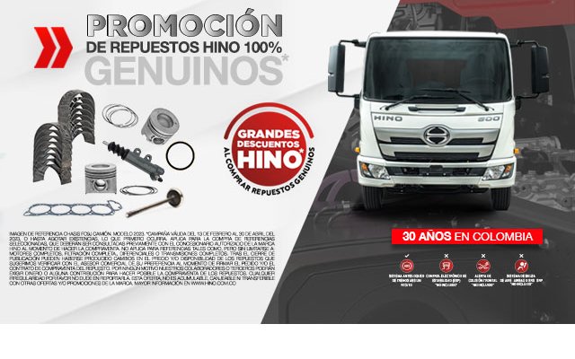 Camiones Hino, uno para cada necesidad - Hino Colombia